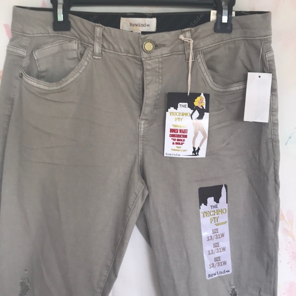 Rewind | Jeans | Rewind Juniors Ripped Skinny Jeans Light Sage W3 ...